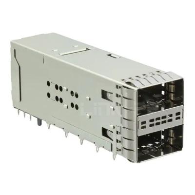 中国 2227669-1 ZQSFP+ケージアセンブリ 2 x 1 ポート 組み込み接続器 25 Gb/s 販売のため