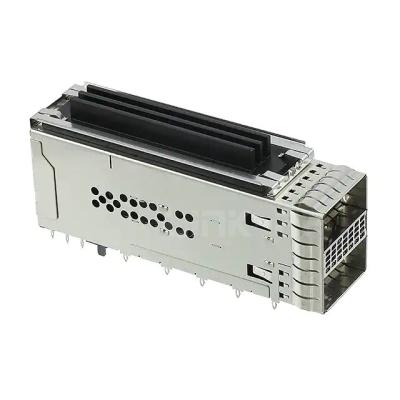 中国 TE 2299940-2 ZQSFP+ 容器 カージ・ギャング付き (2x1) 熱シンクコネクタ 25 Gb/s 販売のため
