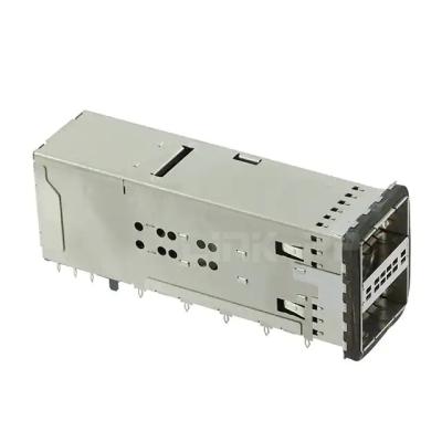 中国 TE 2227224-1 ZQSFP+ カージ・ギャング付き (2x1) コンネクタ プレス・フィット 穴を右角で 販売のため
