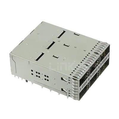 中国 2227671-1 ZQSFP+ケージ 2x3 ポート 統合接続 28 Gb/s 販売のため