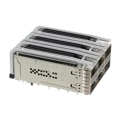 中国 TE 2299924-5 ZQSFP+ カージ・ギャング付き (2x3) 容器 熱槽接続器 ライトパイプを含む 販売のため