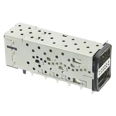 Cina TE 2085945-4 QSFP+ Cage Assembly 2x1 Port con connettore integrato 14 Gb/s in vendita