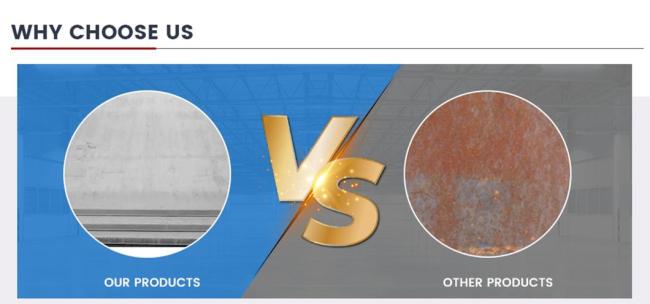 Corrosion Resistant Metal Building Materials Wr 50A 3mm Thick / Hot Rolled Manufacturer Factory Price Carbon Steel Steel Sheets