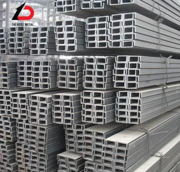 Hot Rolling of Spot U-Shaped Channel Steel for Construction Engineering Support Steel U Bar C Channel Bar
