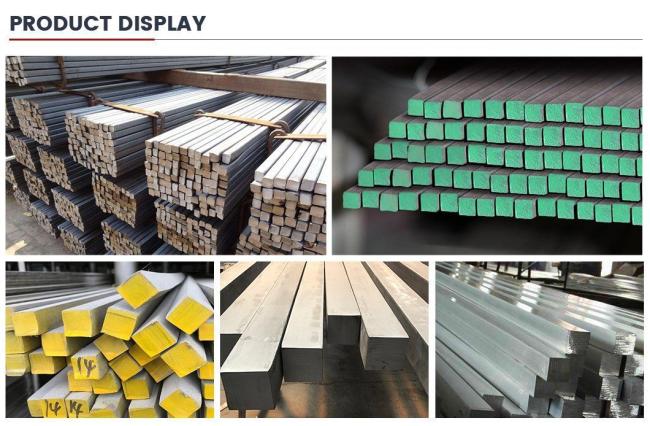 Polished Alloy Iron Mild Carbon JIS AISI 1084 4140 4340 ASTM A36 Q235 S235 Carbon Steel Square Steel Solid Rod/Bar