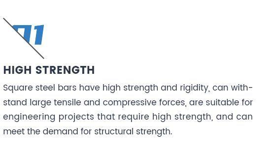 High Strength ASTM A36 JIS G3101 En10025 Square Steel Bar Q235 Q345 Steel Square Bar Factory Price