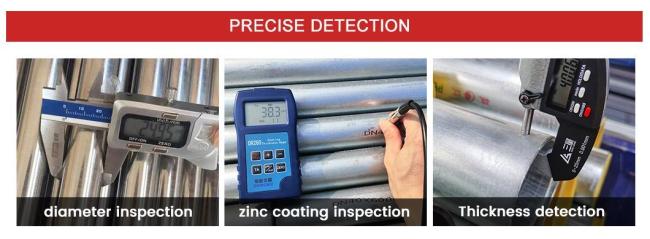 Sch40 Sch80 Hot DIP Hot Dipped, Electro Galvanized Gi Galvanized Round Steel Pipe