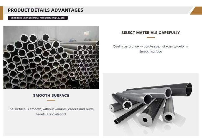 Factory Hot Sale Various Shapes Cold Drawn Special Shaped Steel Pipe