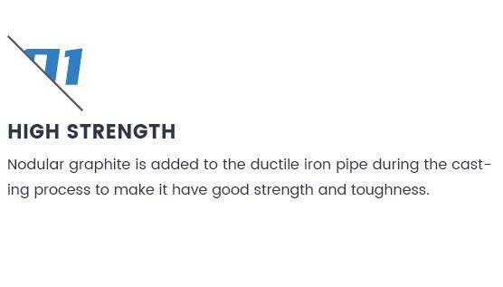 Factory Price Direct Sells Custom Dimensions 6m 12m DN400 Ductile Iron Pipe
