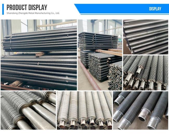 Carbon Steel Copper Aluminum Fined Tube Elliptical and Spiral Fined Tube