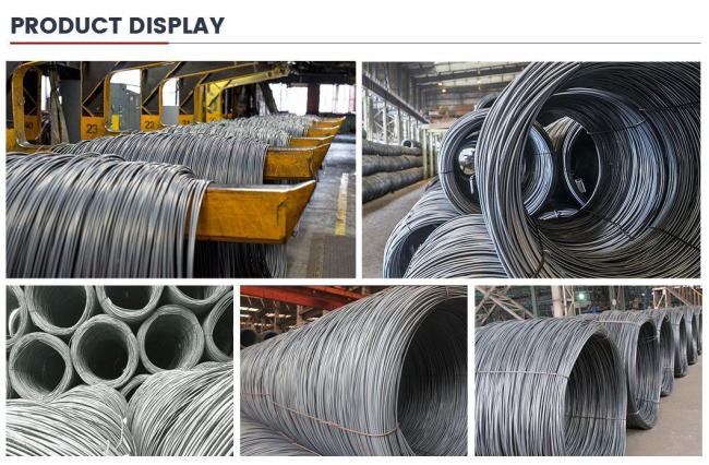 High Carbon Steel Wire 0.4 mm Alloy Steel Hot Rolled Wire Rod in Coils Q195 or Q235 Low Carbon Steel Iron Wire