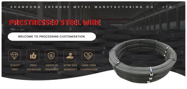 Indented PC Wire Low Relaxation Prestressed Concrete Steel Wire with Cheap Price