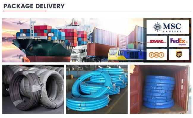 Hot Sale Cold Drawn Steel Wire 2.5mm 5.5mm ASTM Low Carbon Prestressed Steel Wire Rope for Concrete