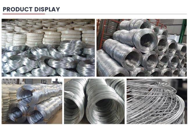 High Strength 0.7mm 1.2mm Galvanized Steel Wire High Tensile Galvanized Spring Galvanized Iron Metal Wire