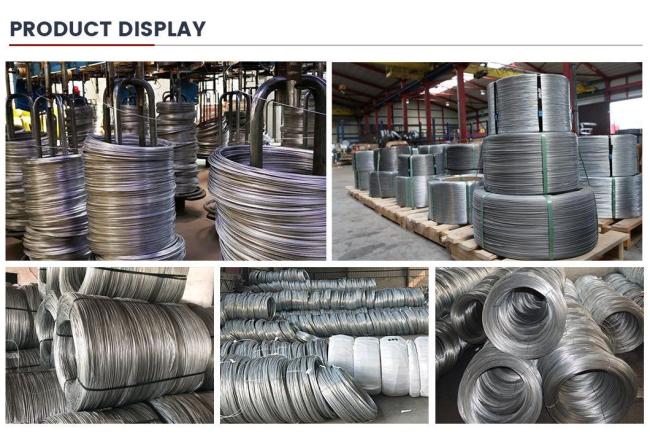 Factory Annealed 1mm 2mm 3mm Diameter Spring 304 Hot Rolled Cold Rolled Stainless Steel Wire Spring Wire High Carbon Spring Steel Wire