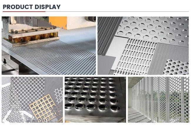 Inquiry About Price of Factory Custom Metal Perforate Mesh Good Price Stainless Steel Aluminum Copper Brass Colors Perforated Metal Mesh