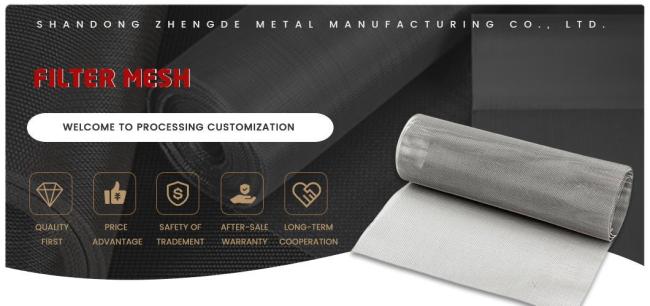 Factory Stainless Steel Duplex Wire Mesh Ss 304 316/Galvanized Square Woven Filter Plain Twill Dutch Knitted Sintered Mesh