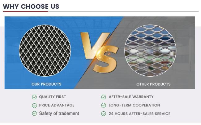 5030X 1230mm Grid Size35*25mm, 3mm 11 Gauge Thick Aluminum Diamond Mesh Panel