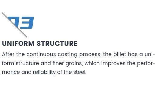 Factory Wholesale High Quality Carbon Structural Steel Billet