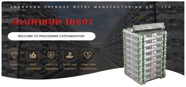 Daily Hardware Used High Purity L0kg 15kg 500mm*100mm*100mm 99.98% Aluminium Ingot