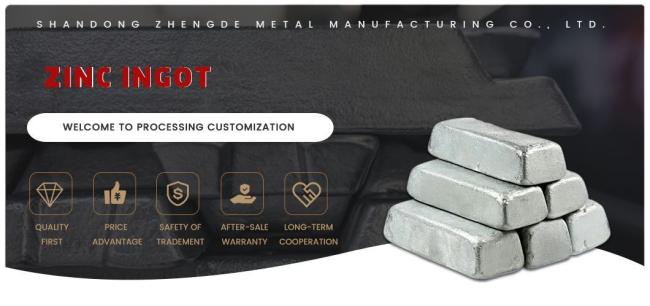 Pharmaceutical Industry Used 246mm*104mm*75mm 5kg 10kg Factory Price Direct Sales Zinc Ingot