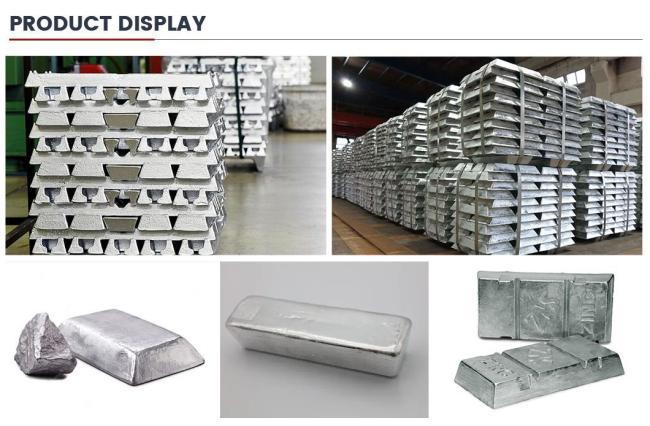 Ingot Manufacture Supply SGS Certificate 40*20*6 High Purity 99.9% 99.8% 99.7% Non-Alloy Zinc Ingot for Medical Chemical
