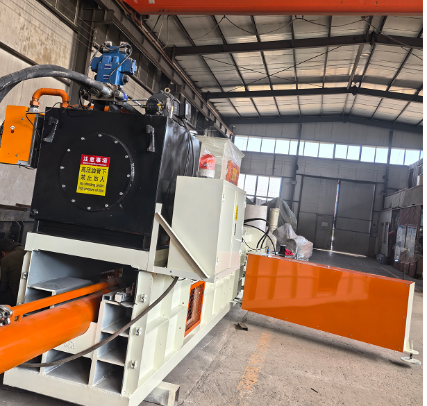 Hydraulic Press Baler machine for paper roll packaging