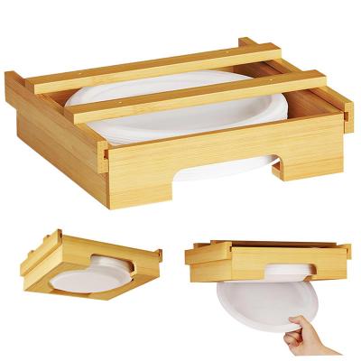 Chine Bannière de cuisine en bambou, distributeur de serviettes à vendre