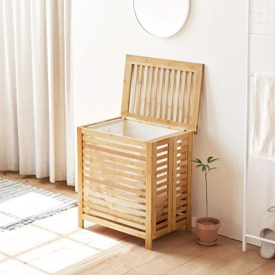 Chine Tissu de bambou rangement de salle de bains panier de lavage panier OEM à vendre