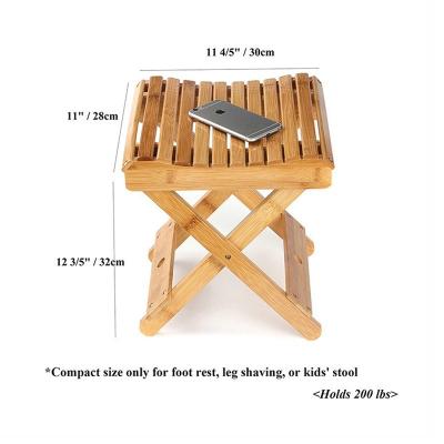 Chine Conception fonctionnelle Tabouret en bambou naturel pour les activités de plein air Léger et durable à vendre