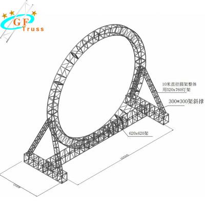 Chine L'argent tiennent l'événement 12M 10m Circle Truss System à vendre