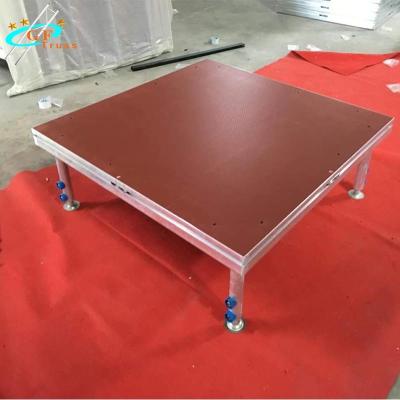 Chine Plate-forme en aluminium réglable d'étape de 4 jambes de place de ROHS à vendre