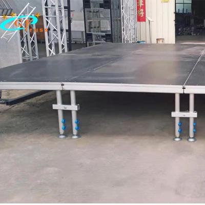 Chine 4' X 4' système modulaire de plate-forme portative d'étape avec la canalisation verticale réglable de taille à vendre