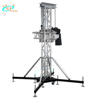 China Teleskopischer anhebender Turm 6061 für Aluminiumstadiums-Beleuchtungs-Binder-System zu verkaufen
