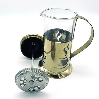China WITH LID Wholesale Universal Quality The Good 350ml Coffee Maker Borosilicate French Press for sale