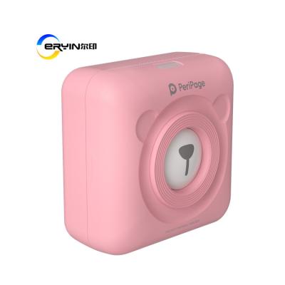 50mm/s Black Thermal Line Printing Wireless Handheld Mobile Photo Printer for