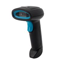 Quality Compact Black Wireless Laser Barcode Scanner with Auto Sense and 32 Bit Colour Depth for sale