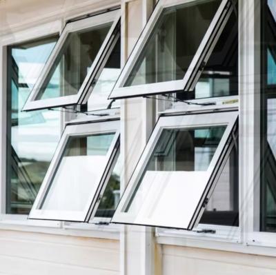 China Cuadro de aluminio de alta seguridad con ventana inclinada y giratoria con un solo mirador en venta