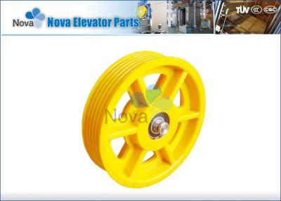 中国 φ240、φ320、φ360、φ400、φ440、φ480 のφ520 MC のナイロン エレベーターの小屋の Sheave、上昇の滑車の Sheave 販売のため