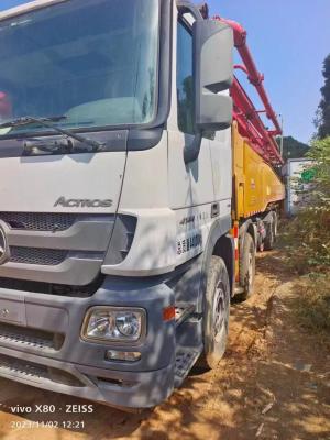 중국 56m Sany 사용 된 콘크리트 펌프 트럭 2019년 44000KG 판매용