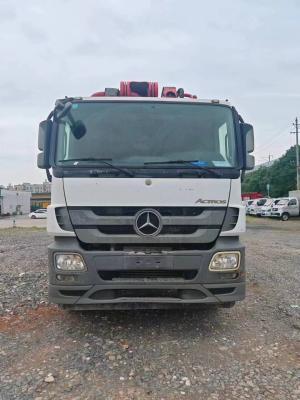 중국 2018 세니 메르세데스 차시 56m 간편하게 주머니에 사용 된 콘크리트 펌프 트럭 315kw1600rpm 전력 좋은 상태 판매용