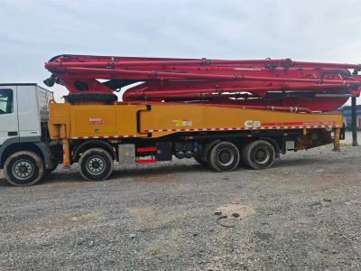중국 2018 세니 메르세데스 차시 56m 간편하게 주머니에 사용 된 콘크리트 펌프 트럭 315kw1600rpm 전력 좋은 상태 판매용