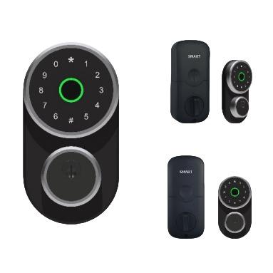 China Tuya Fingerprint Deadbolt Lock Alexa Google Lock Digital Smart Door Lock for sale