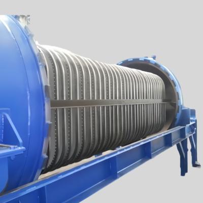 China Filtro de hojas de presión horizontal de 5 capas de malla de alambre SS en venta