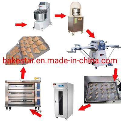 Cina Macchina automatica del croissant, pasta sfoglia che fa la linea di produzione del creatore del croissant del creatore della meringa della macchina in vendita