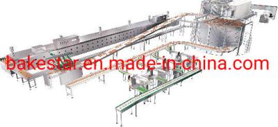 Cina Tunnel rustico Oven Production Line delle baguette del pane dell'artigiano di 5 file in vendita