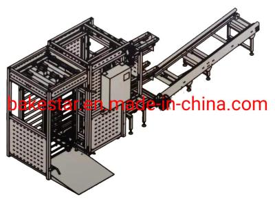 Cina Vassoi dei BISCOTTI del DOLCE del PANE che caricano scaricando la linea automatica vassoio di arrangment di consegna del vassoio del carrello che raccoglie macchina in vendita