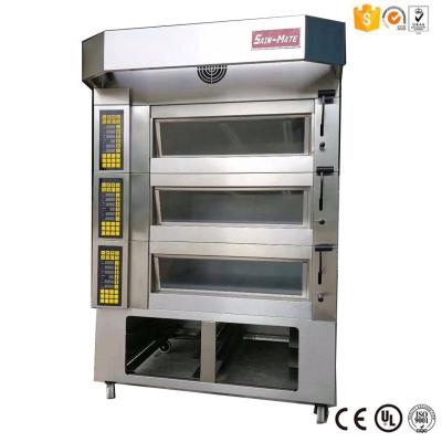 China Fornalha elétrica de aço inoxidável de gás de combustão da explosão, grande porta de vidro que coze Oven High Quality à venda