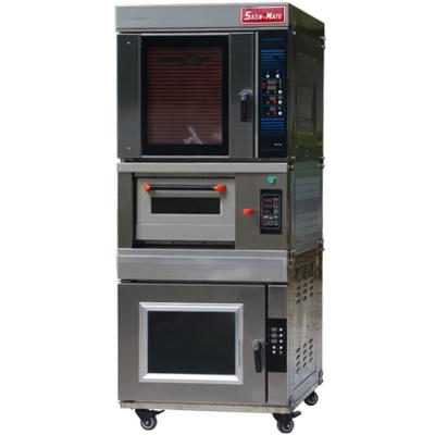 China Sain Mate New Commercial 3 em 1 forno da fermentação da impermeabilização da massa do brinde da fornalha do ar quente da combinação com cozimento à venda