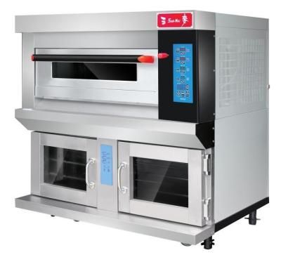 China Sain Mate 1 plataforma 1 Tray Baking Oven com as 8 bandejas que impermeabilizam o forno da combinação à venda